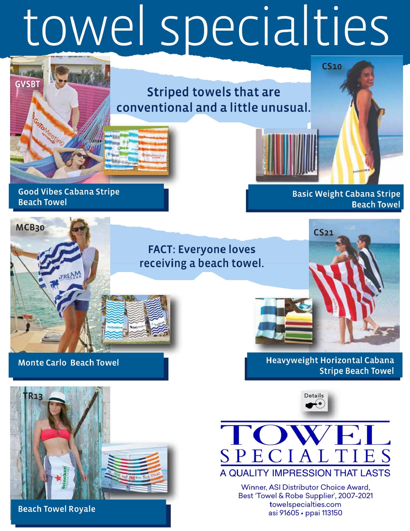 Towel Specialties. FLYERS